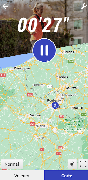 La vue carte – Decathlon Coach