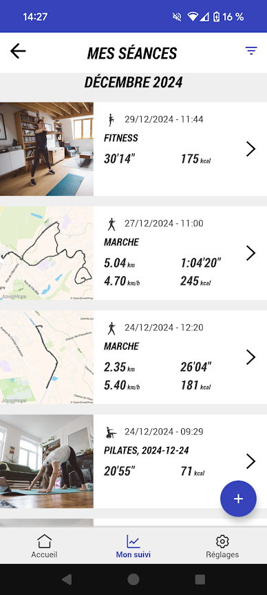 Le résumé de séance : fonctionnement – Decathlon Coach