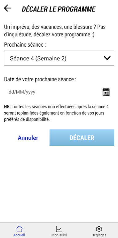 Comment décaler ma séance ou mes plans d'entraînements ? – Decathlon Coach