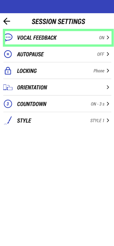 How to adjust voice feedback? – Decathlon Coach