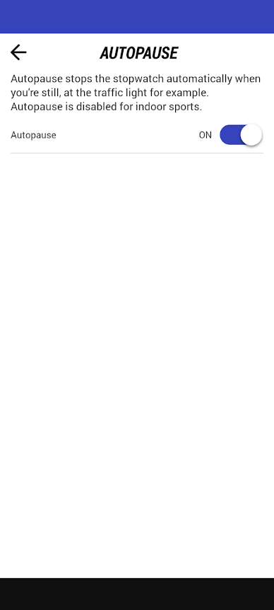 How to enable/disable auto-pause? – Decathlon Coach