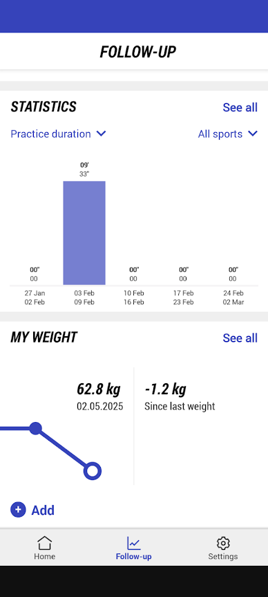 Come aggiungo e registro il mio peso? – Decathlon Coach